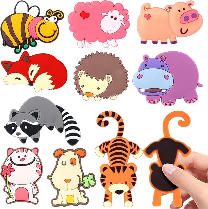 Amazon.com: VNDUEEY Fridge Magnets, 10 Pack Animal-Shaped Refrigerator ...