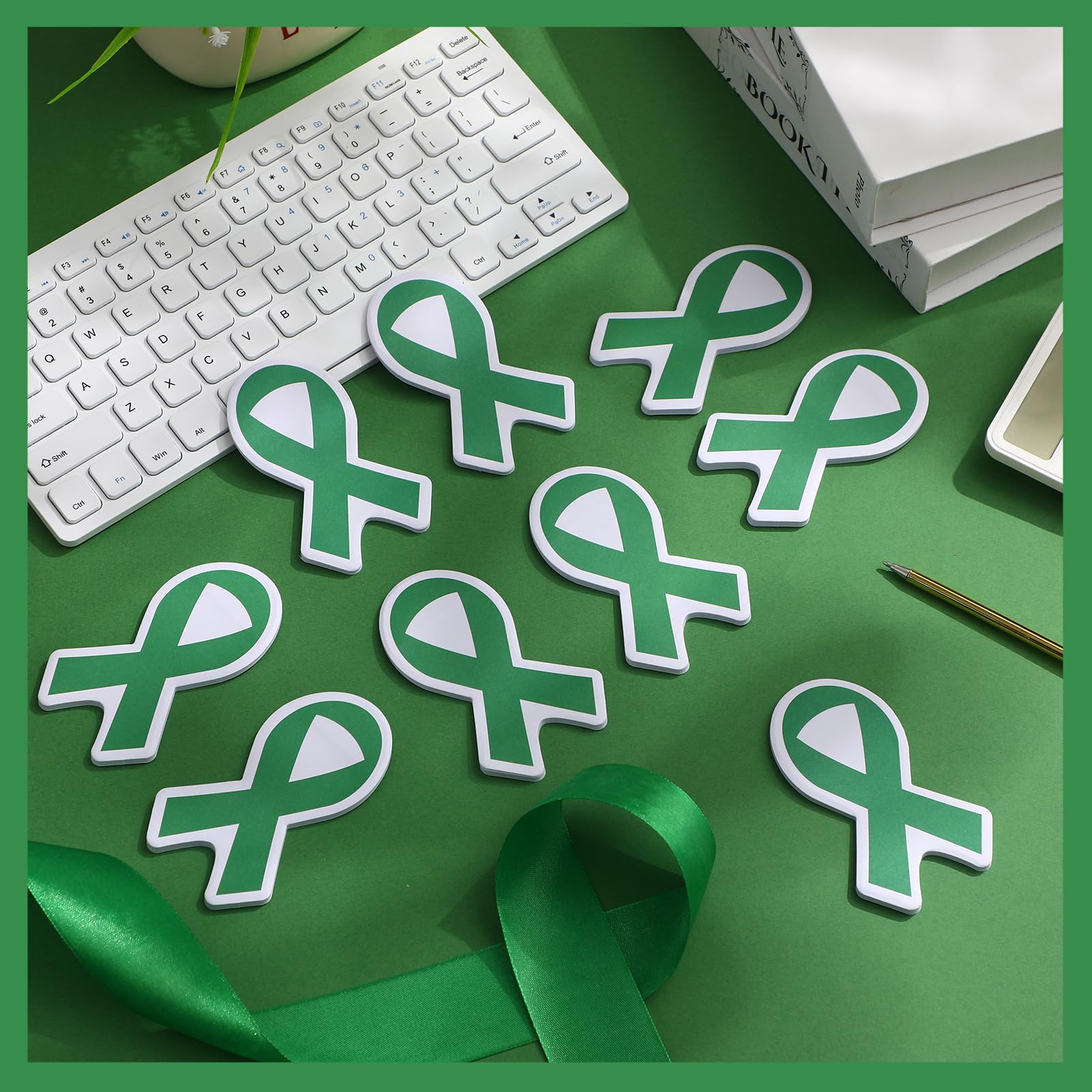 Snapklik.com : 24 Set Mental Health Awareness Sticky Notes, Green ...
