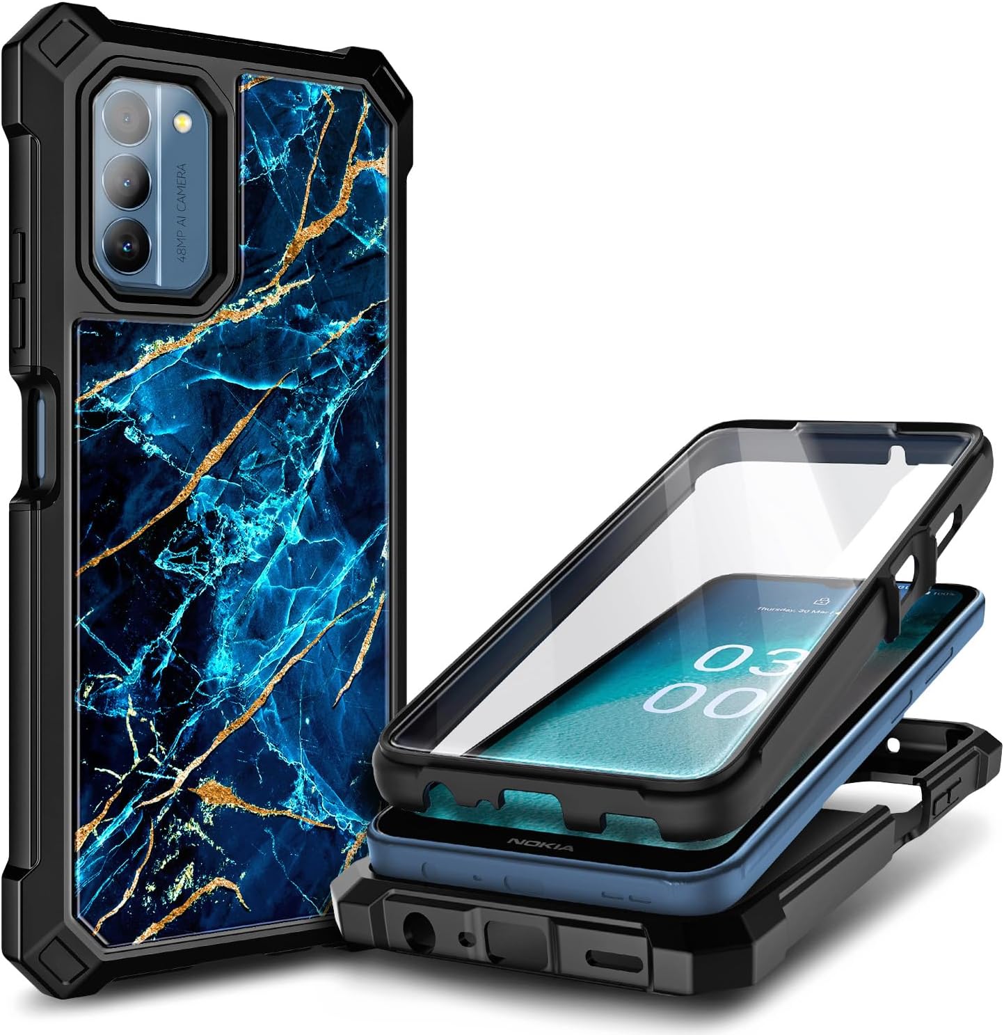 Amazon.com: NZND Compatible with Nokia G100 Case (N150DL) /Nokia C300 ...