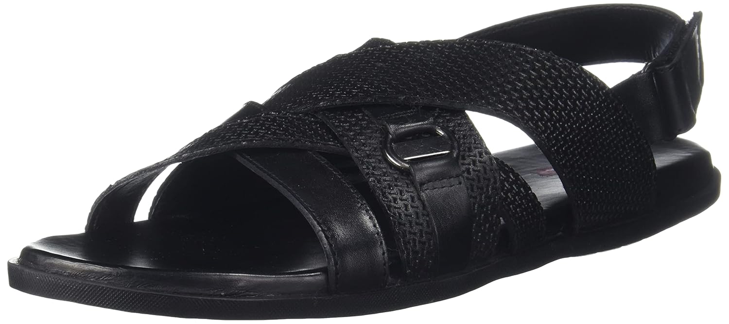Bata Men's Oliver Sandal Black 7 Kids UK (8646231) : Amazon.in: Fashion