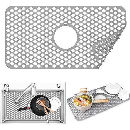 Joseph Joseph Sink Saver- 2 piece Adjustable Kitchen Sink Protector Mat ...
