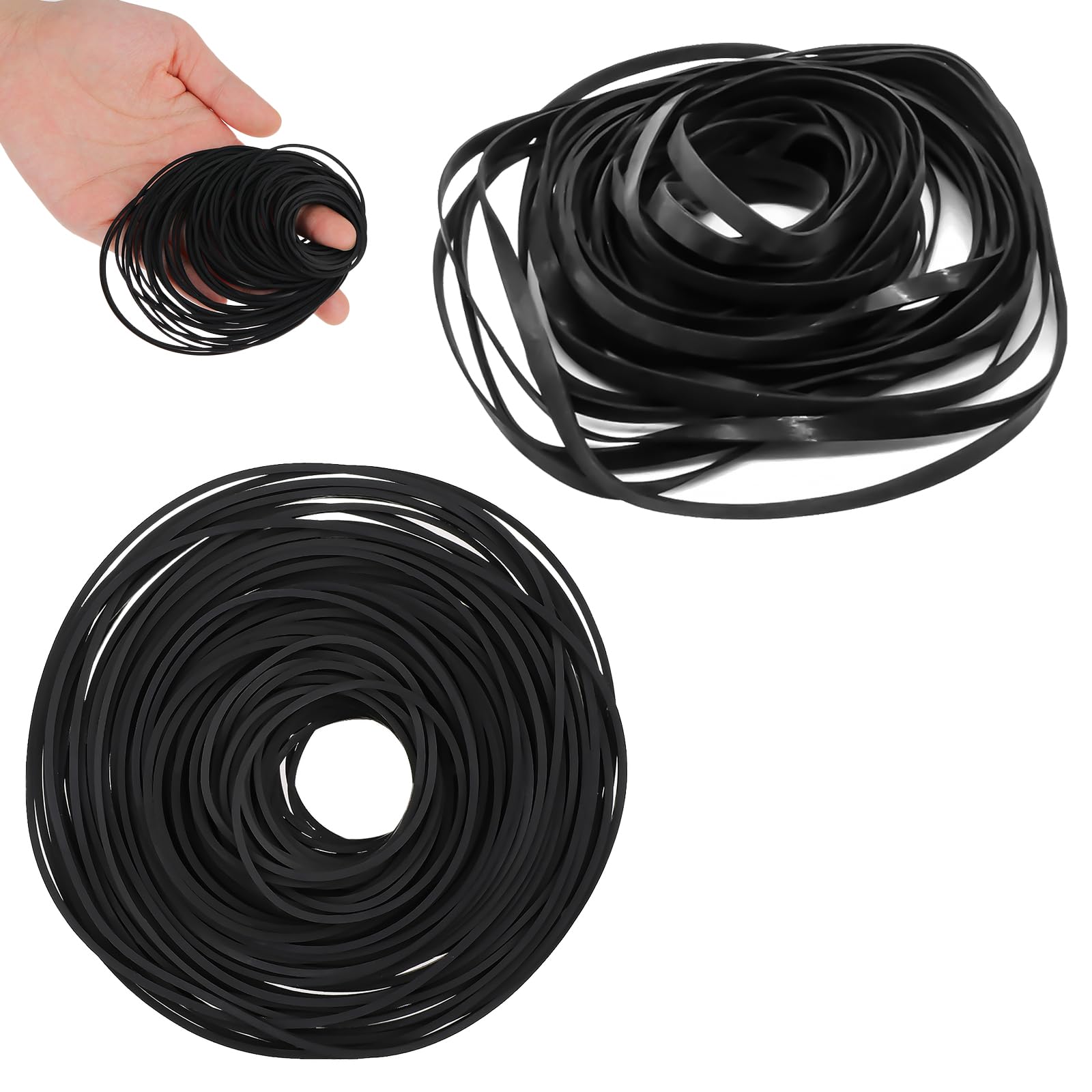 Amazon.com: 100 Pcs Recorder Rubber Belts Cassette Recorder Repair ...