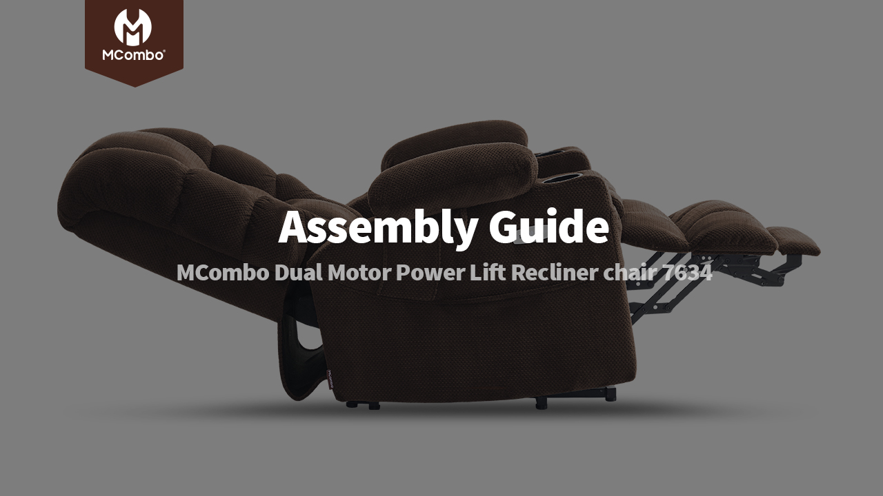 Watch Assembly Video of MCombo Dual Motor Power Lift Recliner 7634 on ...