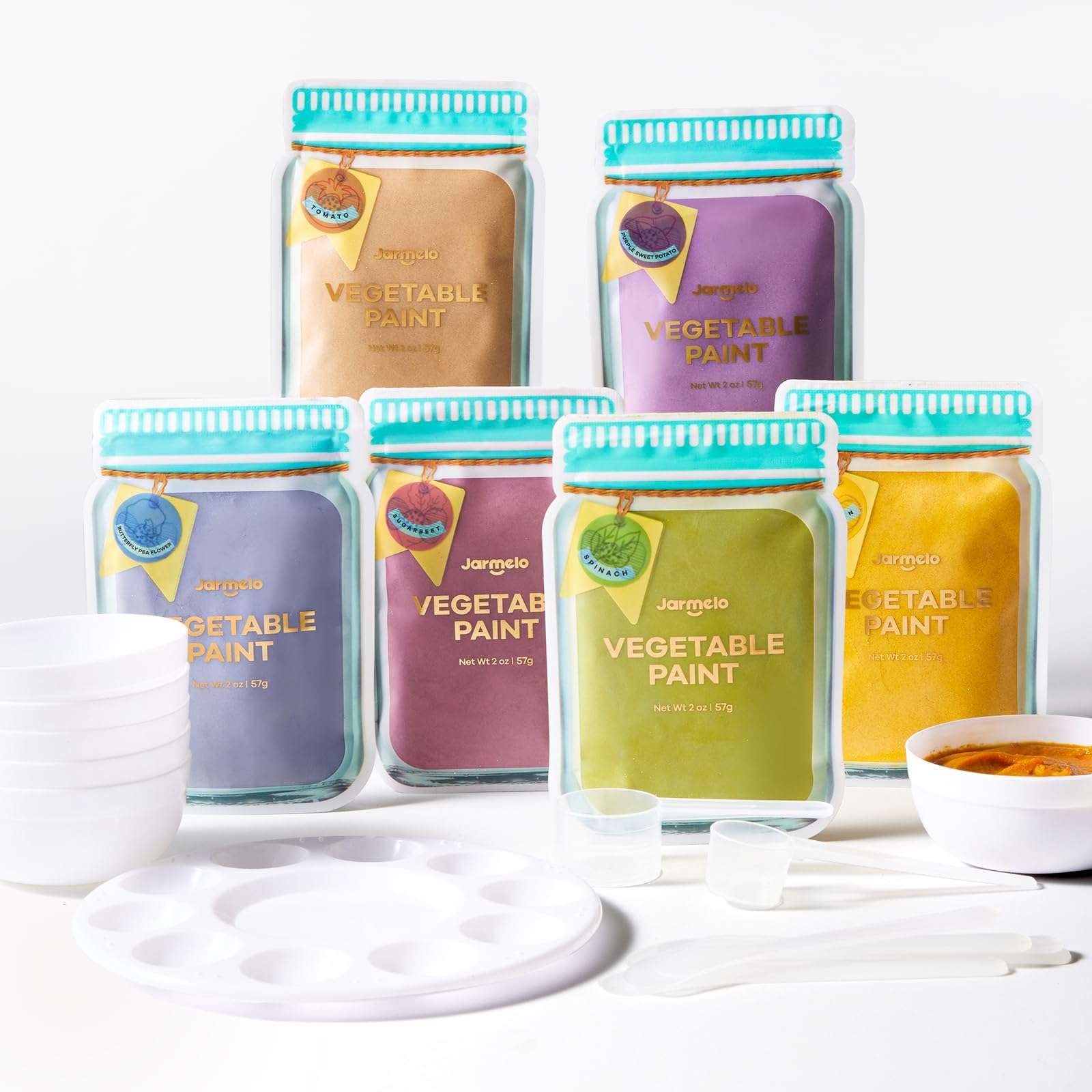 Amazon.com: Petite Natural Earth Paint Kit – Eco-Friendly, Washable ...