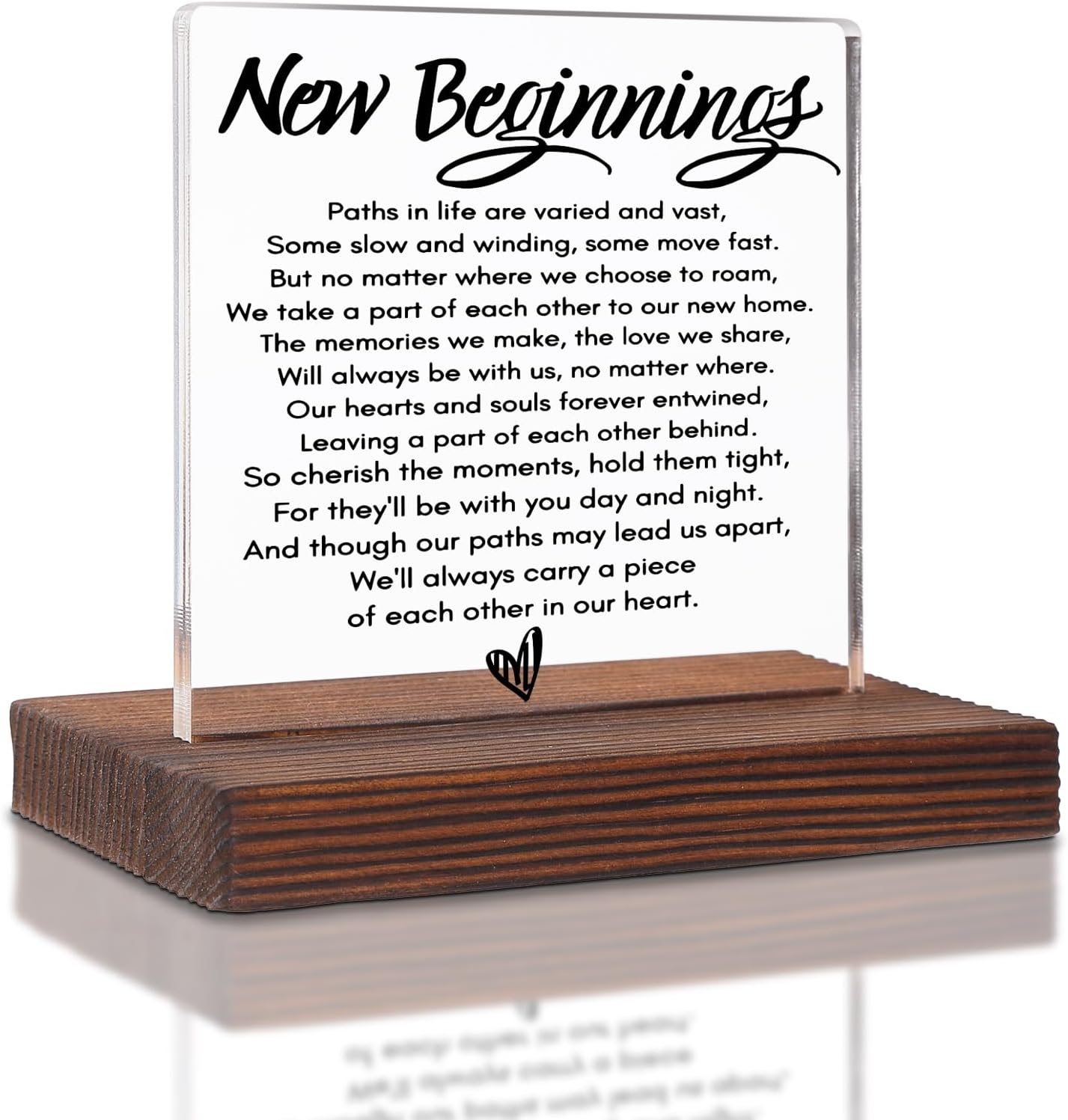 Amazon.com: SOSREBEDR New Beginnings Gifts For Women Men Daughter Son ...