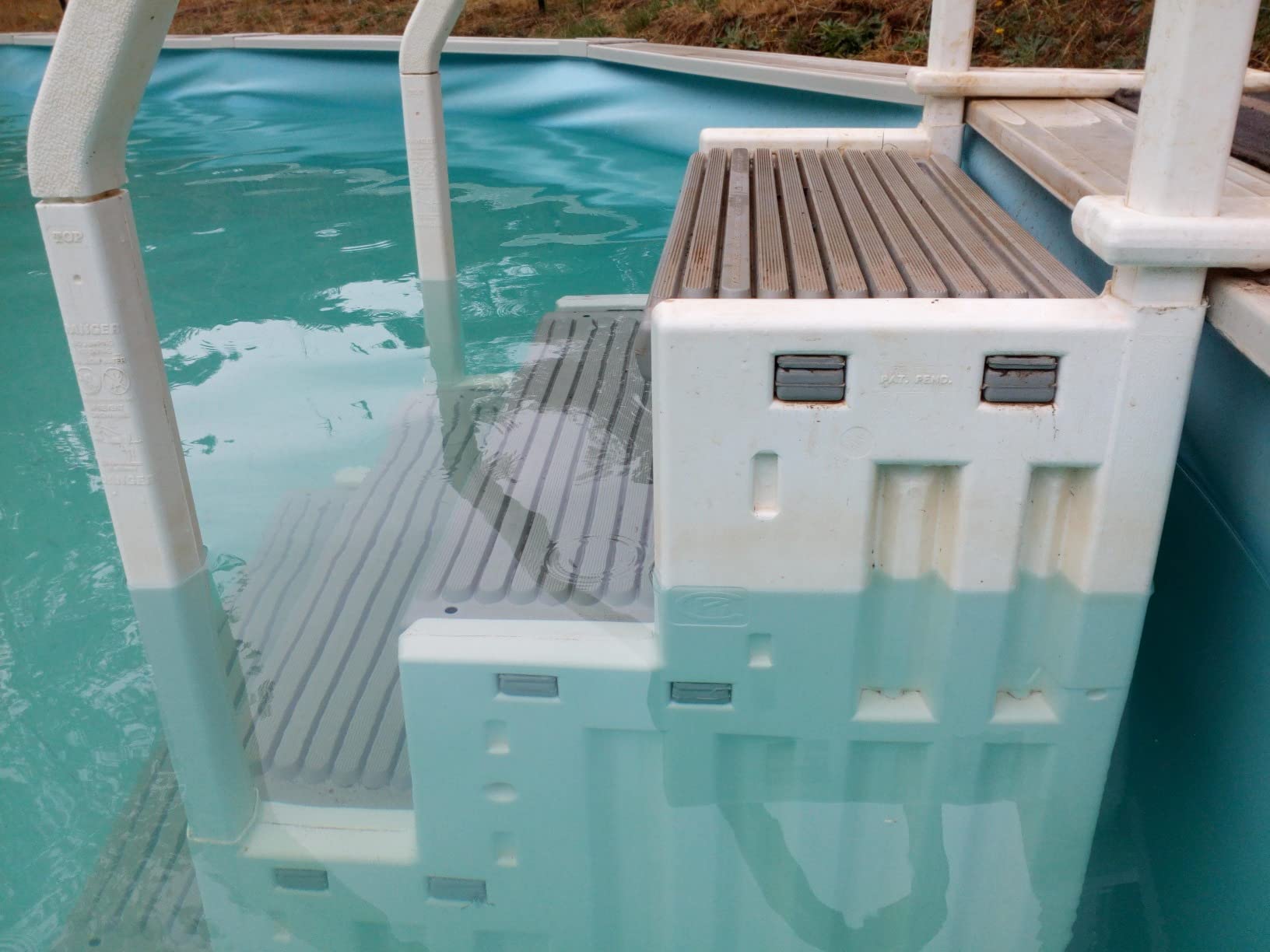 $50/mo - Finance Confer Plastics Access Pool Step 1 (White with Grey ...