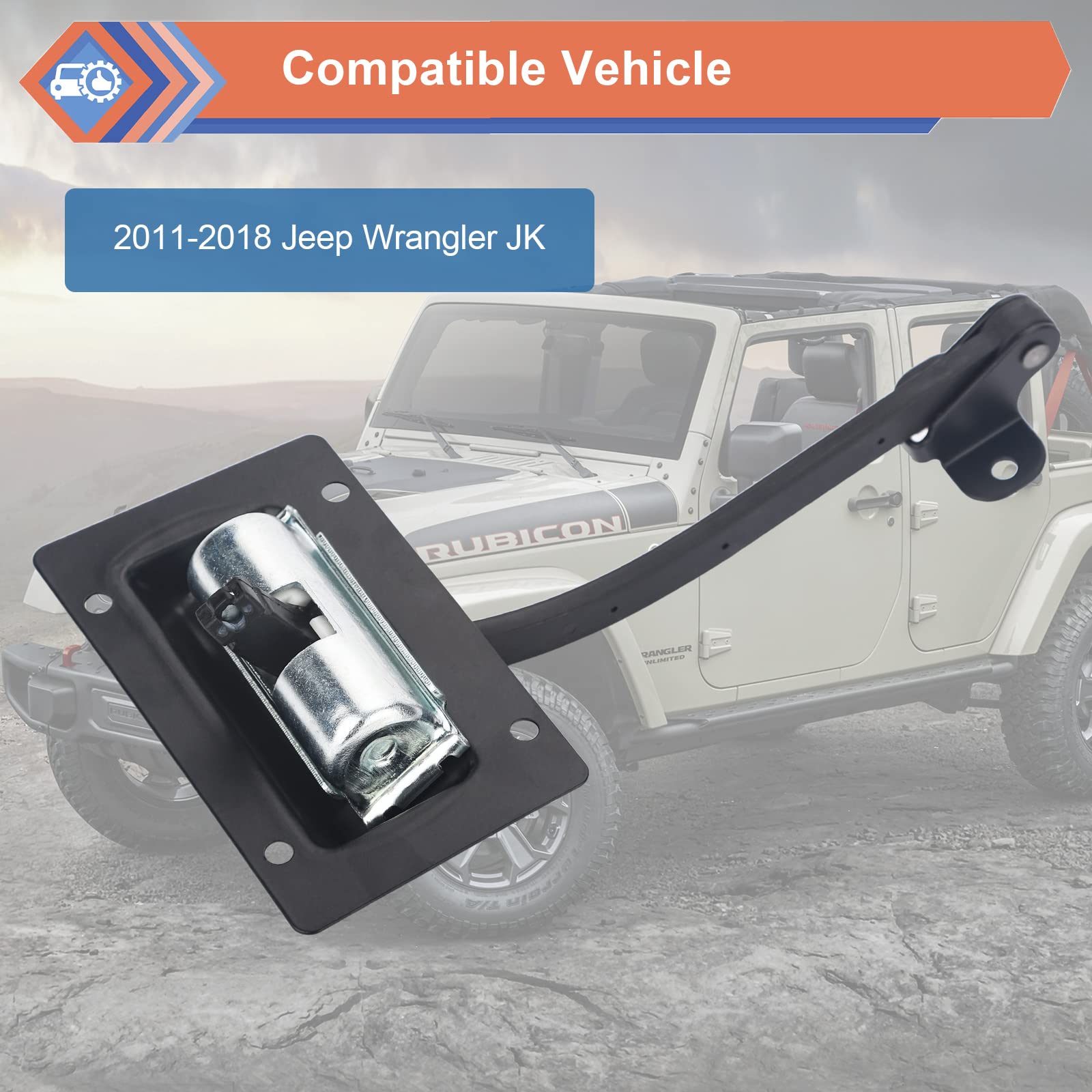 ZONFANT Car Rear Trunk Door Gate/Tailgate Check Strap Retaining Arm ...