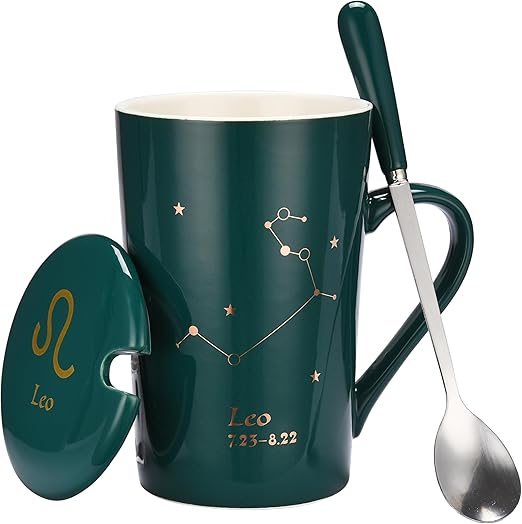 Amazon.com: Bruntmor Ceramic Coffee Mug with Constellation Design ...