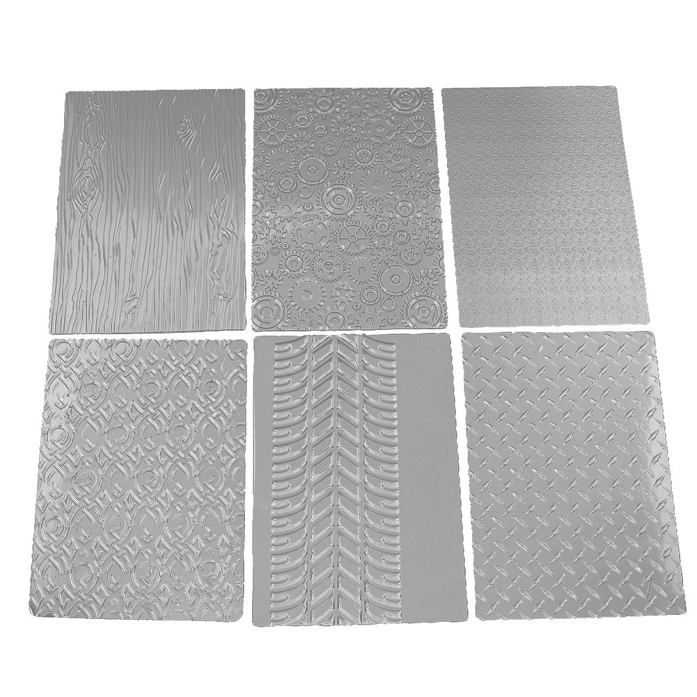 AZURAOKEY 6pcs Tyre Cake Texture Mat Sugar Craft Decoration Fondant ...