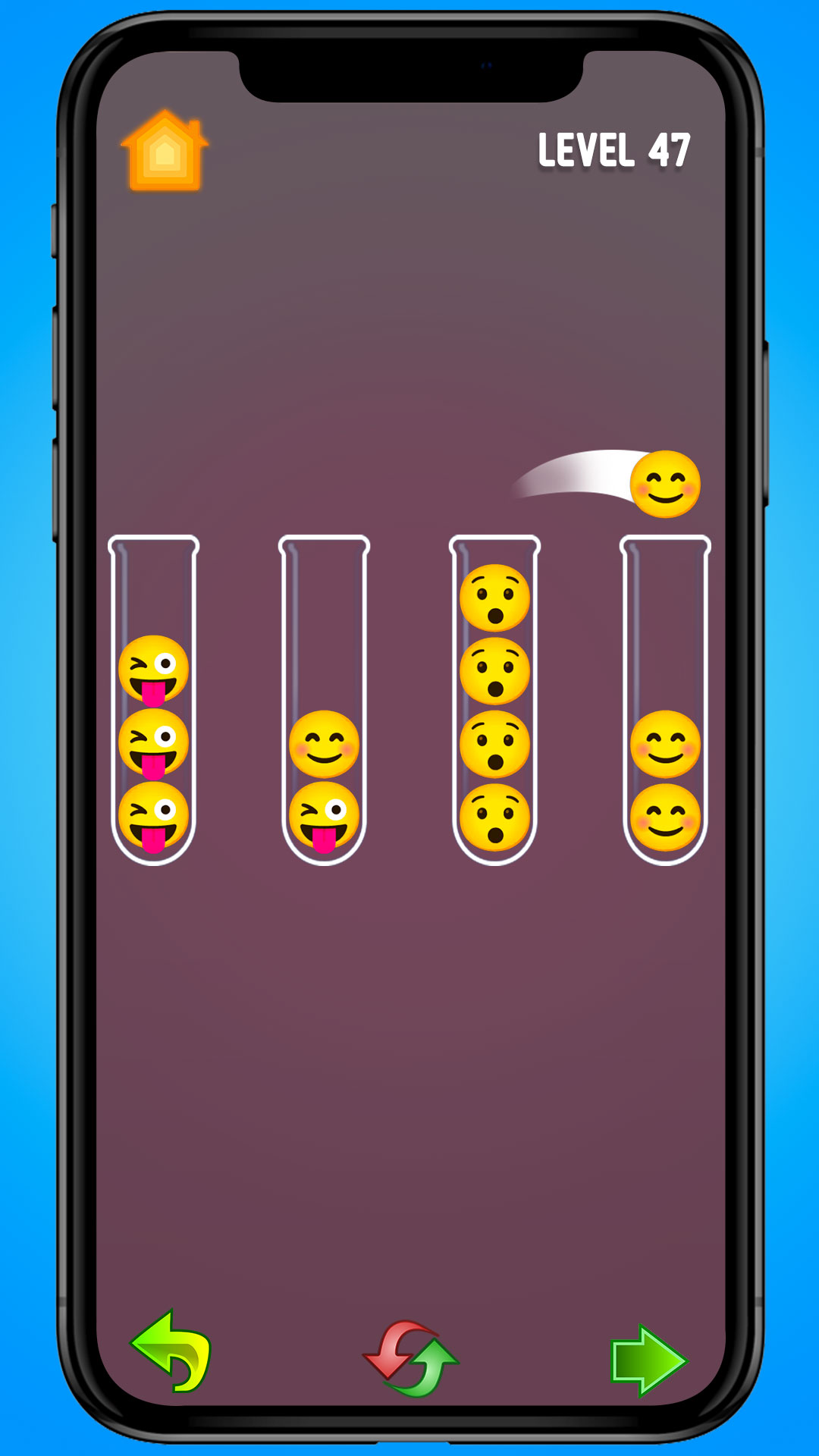 Emoji Sort Matching: Emoji Color Sort Puzzle Sorting Ball Master Games ...