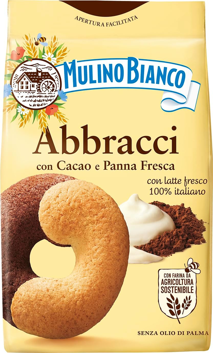 Amazon.com: Mulino Bianco Abbracci 12.35oz (350g) – Authentic Italian ...