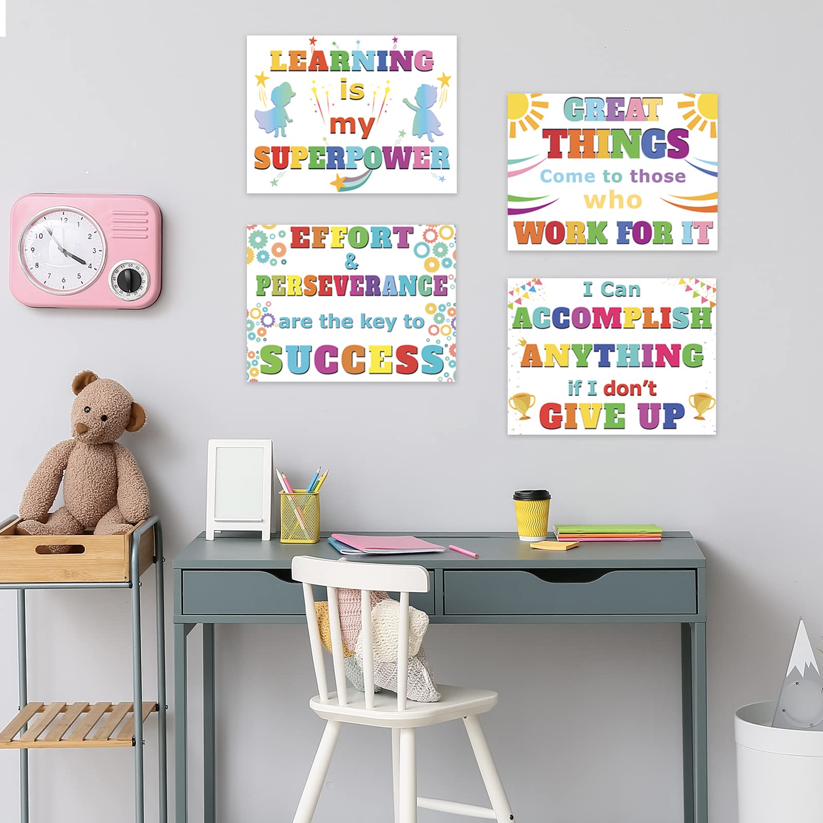 Buy Shemira Motivational Posters for Classroom Decorations,Growth ...