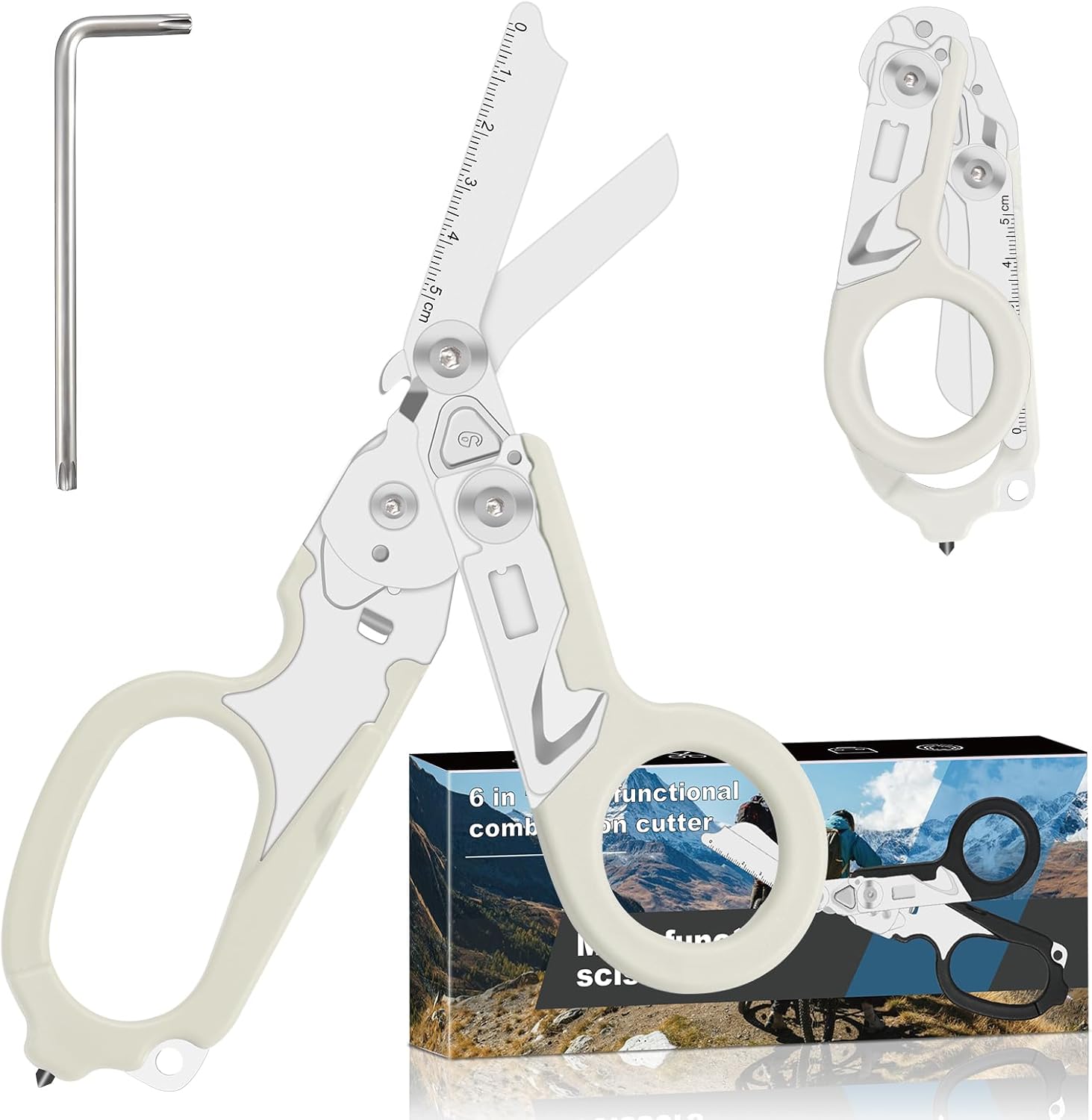 Amazon.com: 6 in 1 trauma shears, folding emergency shear, Outdoor ...