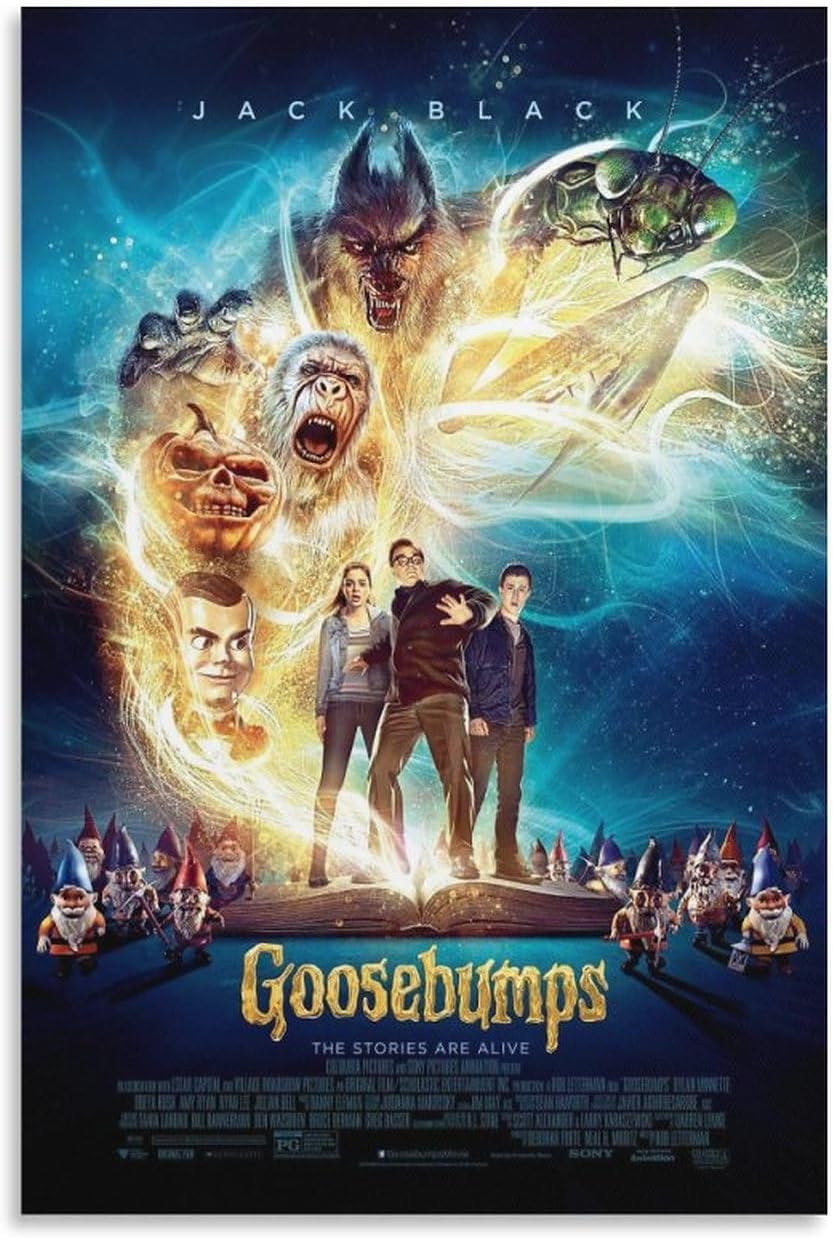 Amazon.com: Goosebumps Movie Posters 2015 Horror Comedy Movie Cool ...