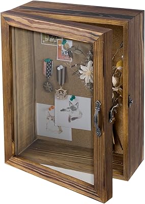 Amazon.com - JJWLWEI 12x17 Extra Deep Shadow Box, Large Shadow Boxes Display Cases with Lock，for ...