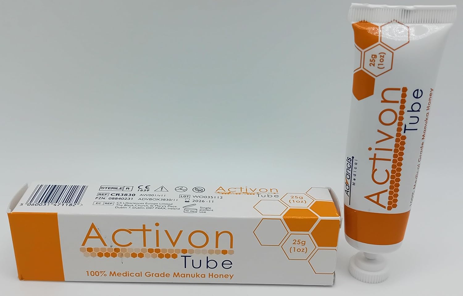 Activon Tube 100% Medical Grade Manuka Honey 25g | Natural ...