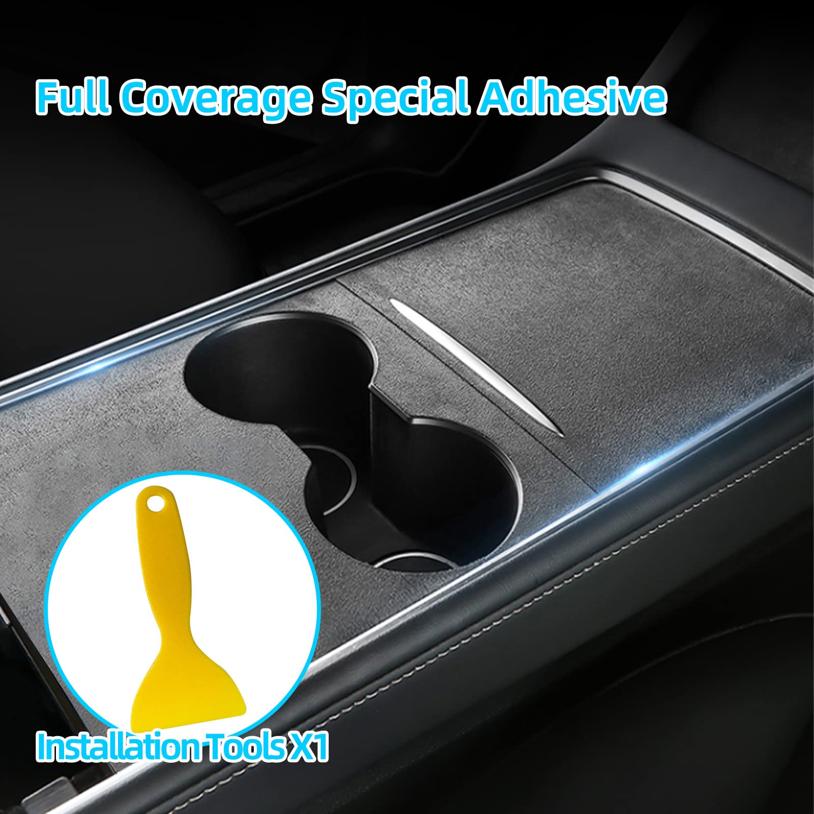 Snapklik.com : CZCGYDY Car Armrest Cover For Tesla Model 3 Model Y 2017 ...
