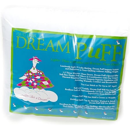 Amazon.com: Quilter's Dream Puff Batting (122" x 120") King