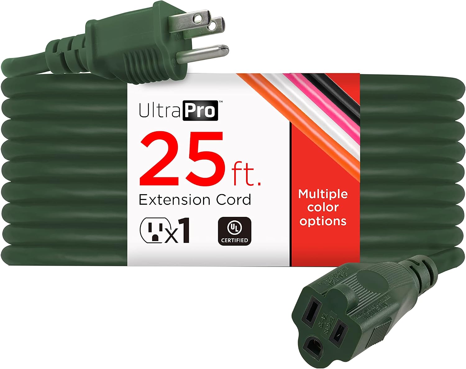 Amazon.com: UltraPro Outdoor Extension Cord - 25 Ft, Heavy Duty, UL ...