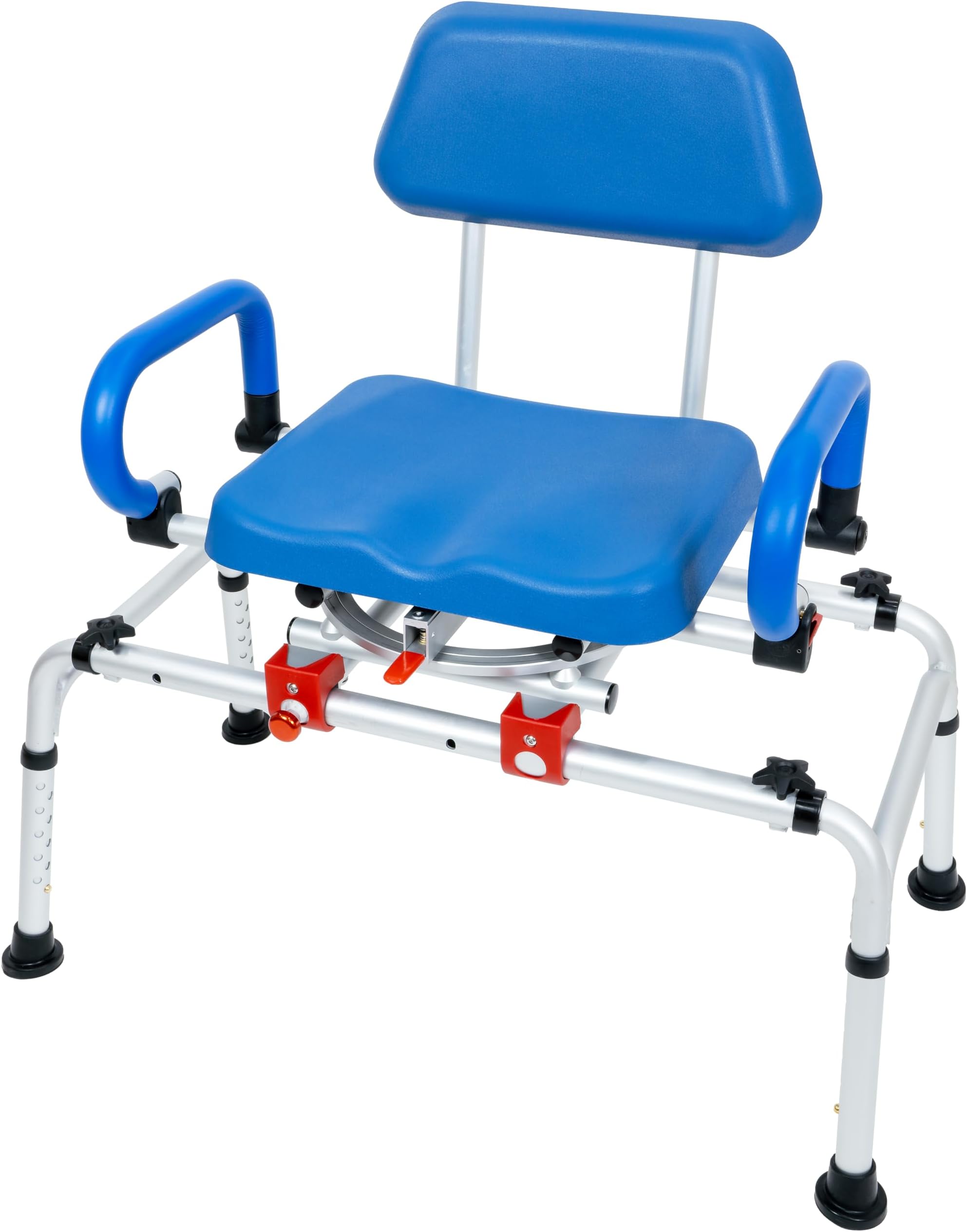 Amazon.com: Mobo Sliding Shower Chair, Tub Transfer Bench with Swivel ...