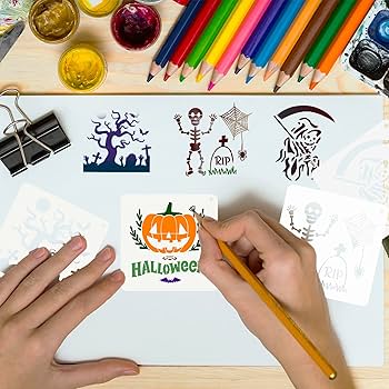 coloring pages of halloween door ideas