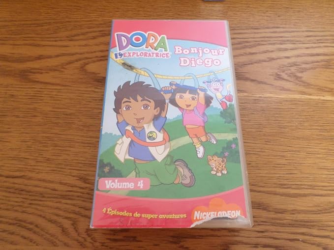 Dora l'exploratrice, Vol.4 : Bonjour Diego [VHS] : Amazon.com.mx ...