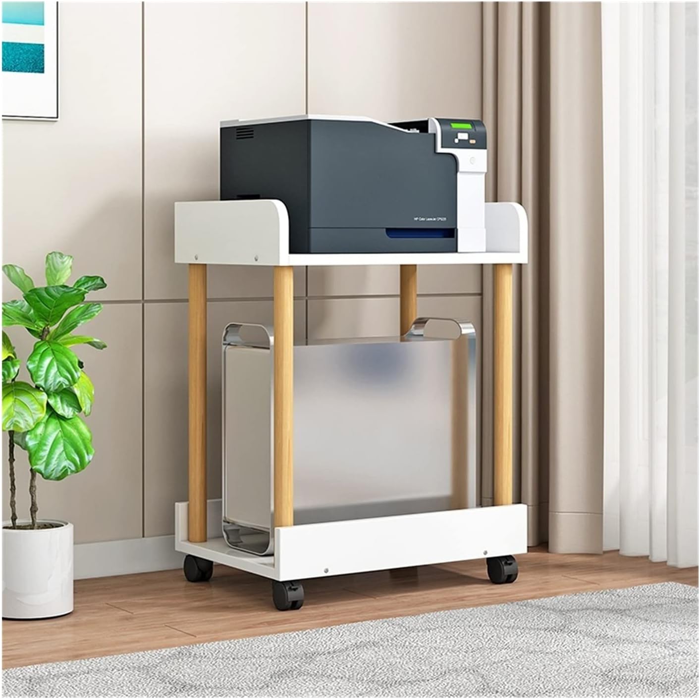 Amazon.com: CPU Stand 2/3/4-Tier Movable PC Tower Stand with Storage ...