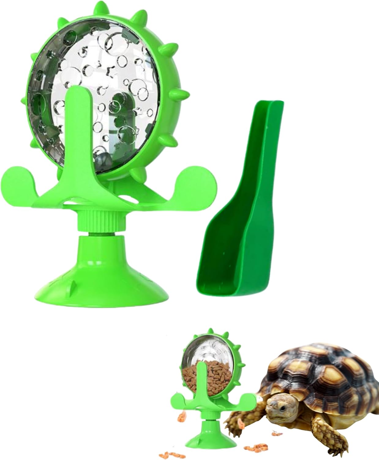 Amazon.com: Tortoise Enrichment Toys Turtle Feeder with Spoon Set ...