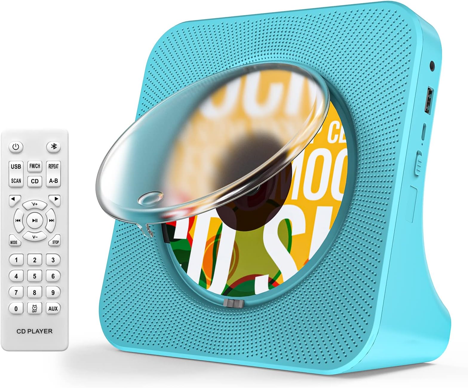 Amazon.com: Weeuus CD Player Portable with Bluetooth,Desktop CD Player ...
