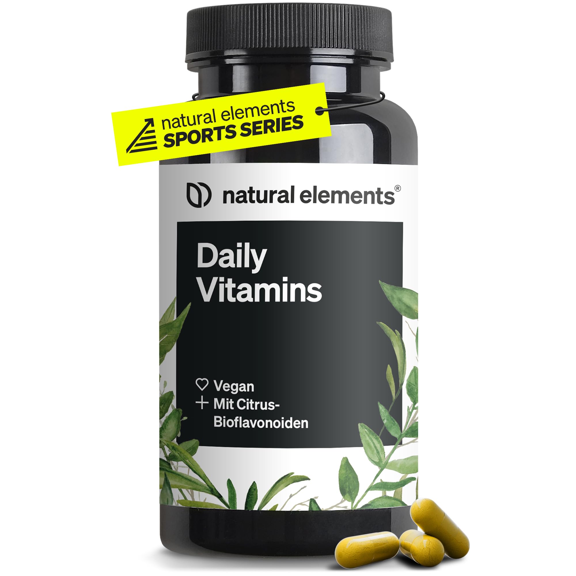 Daily Vitamins - 120 Multivitamin Capsules - All Valuable Vitamins A-K ...