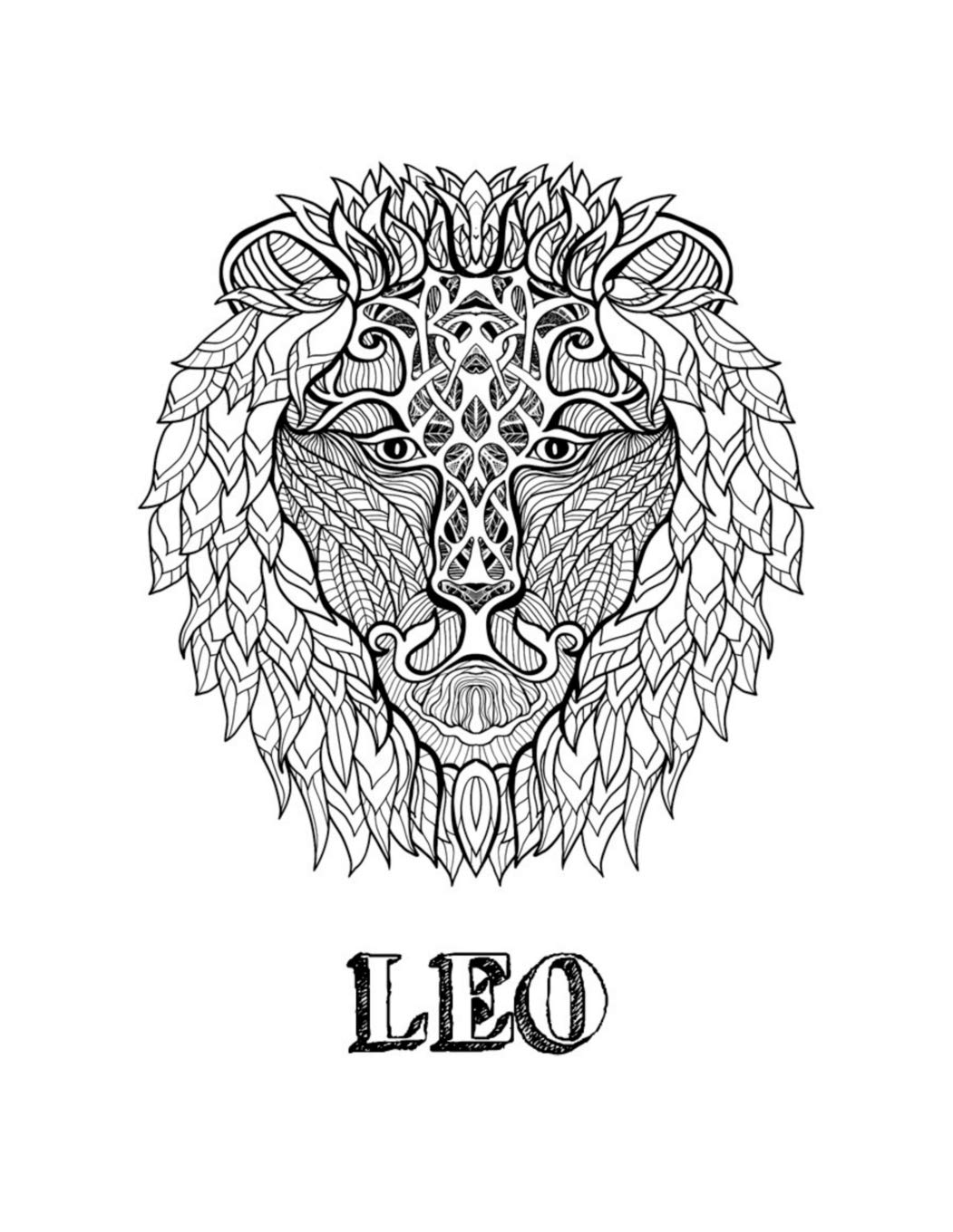 Zodiac Coloring Pages