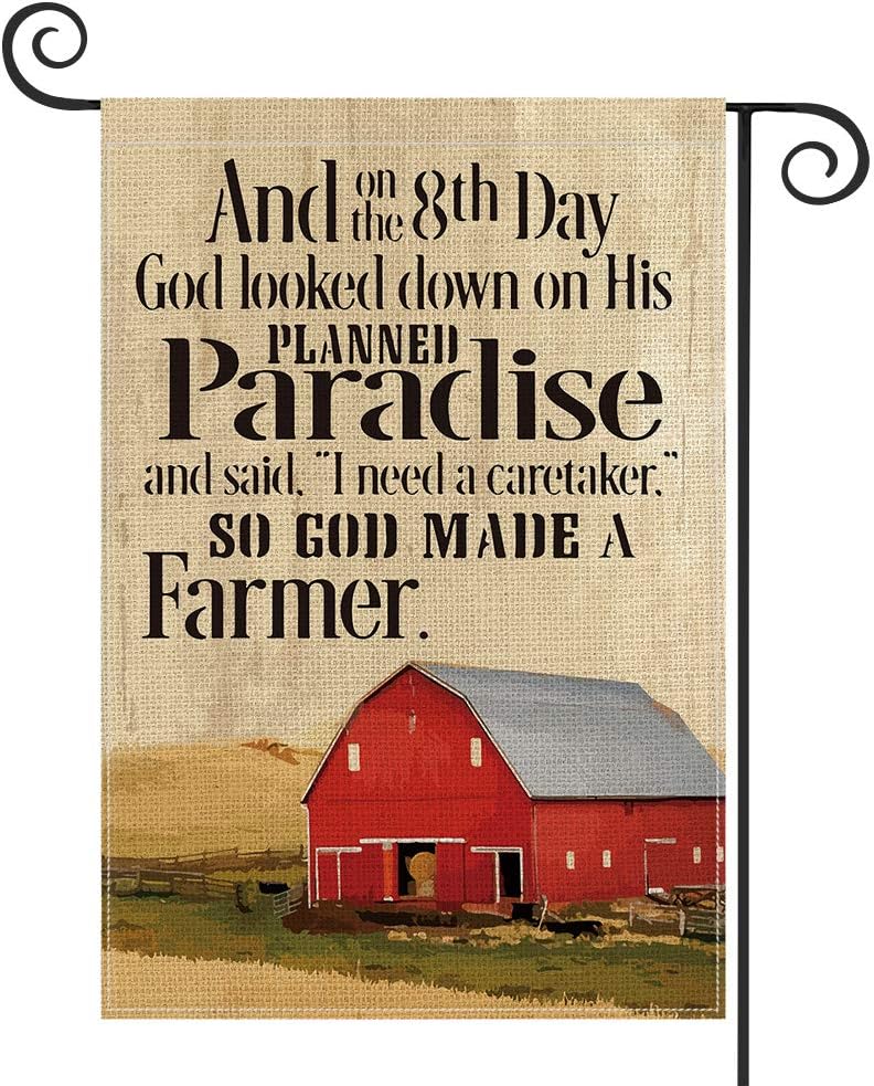 Amazon.com : Support Your Local Farmers Flag Tractor Farming Flag ...