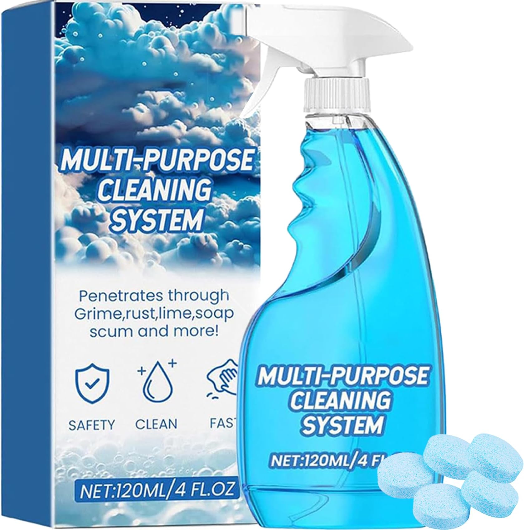 Amazon.com: Splash Spray Tablets & Spray Bottle, Splash Foam Spray All ...