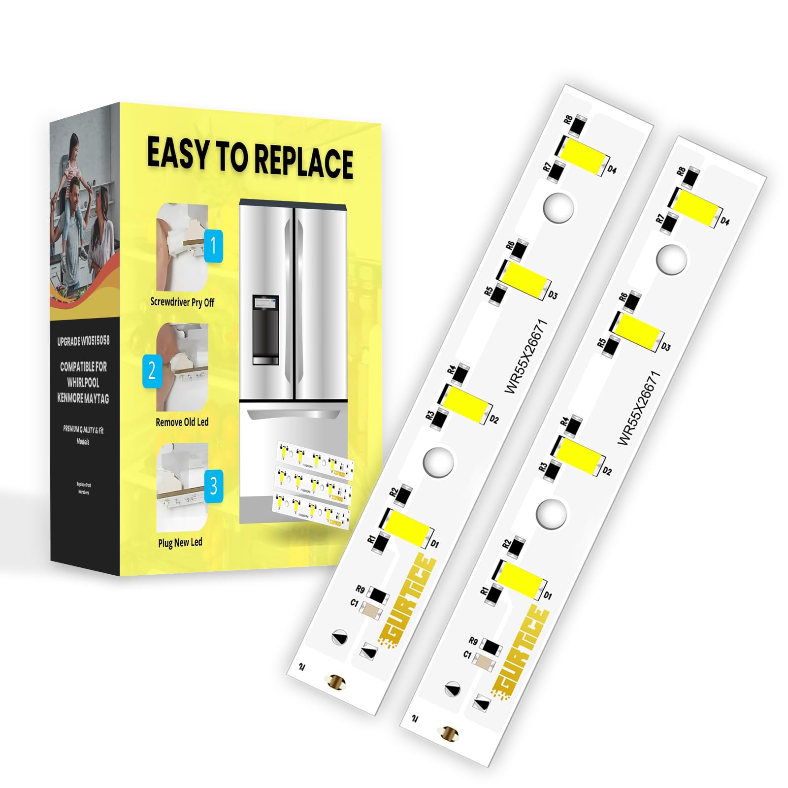 Refrigerator LED Light GE Refrigerator Freezer LED Light Board ...