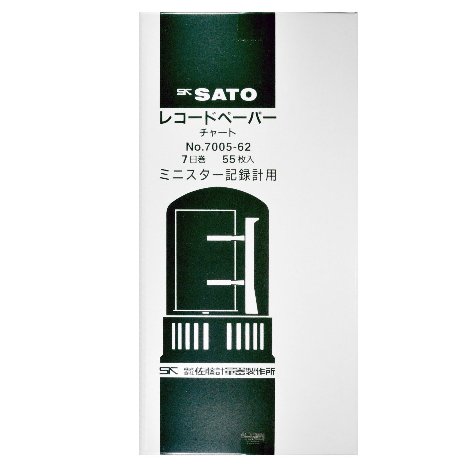 Amazon | 佐藤計量器(SATO) ミニスター記録計用チャート紙 7005-62 | 試験紙 | 産業・研究開発用品 通販