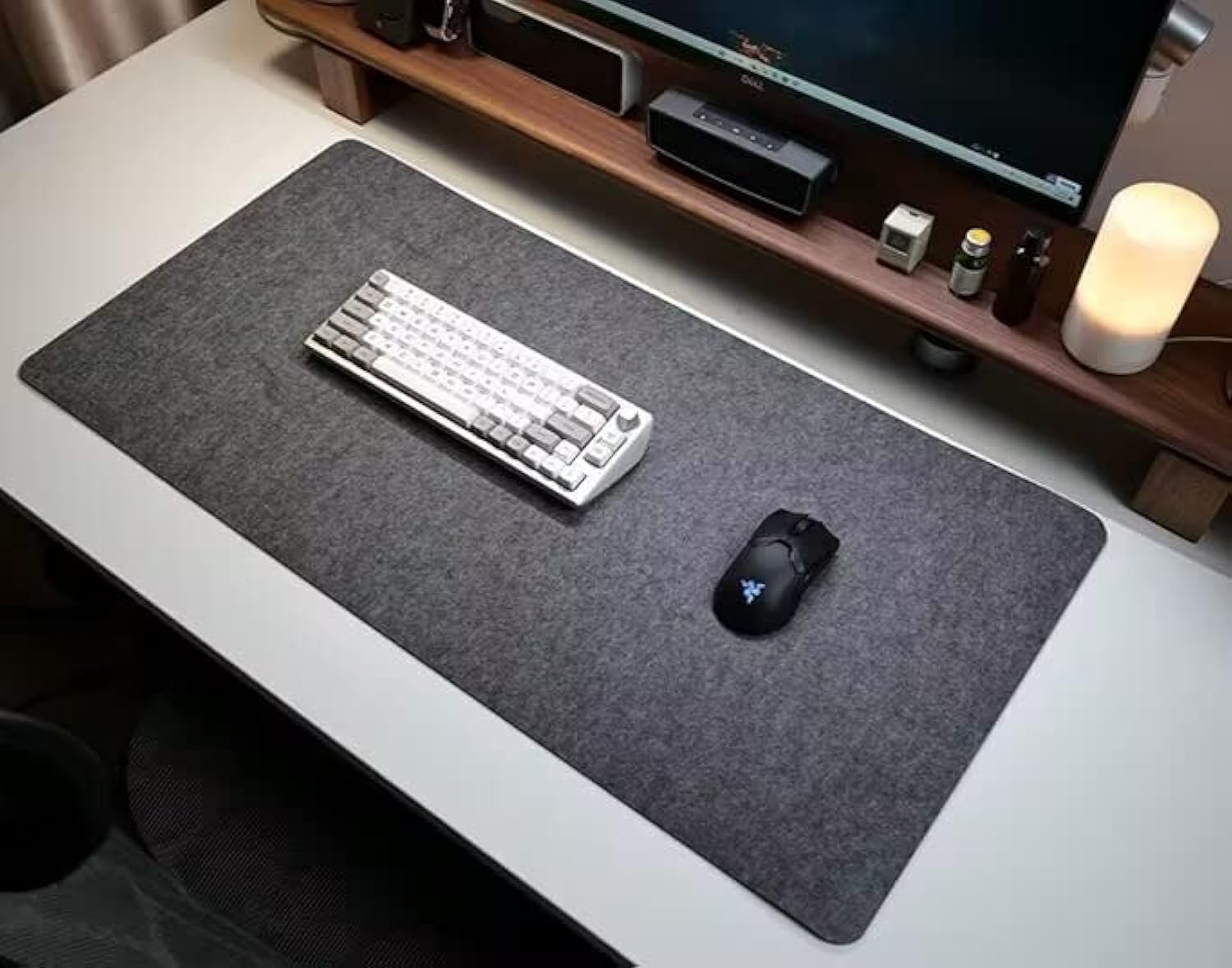 Amazon.com : Felt Desk Mat, Office Felt Desk Pad Mat, Extra Large Felt ...