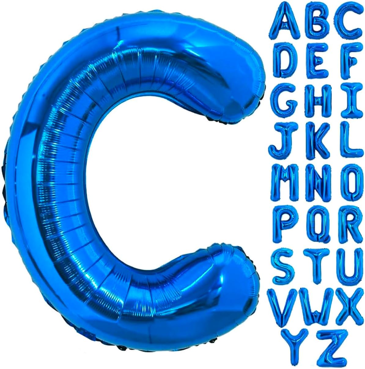 Amazon.com: 40 Inch Blue Letter C Balloons Alphabet C Letter Balloons ...