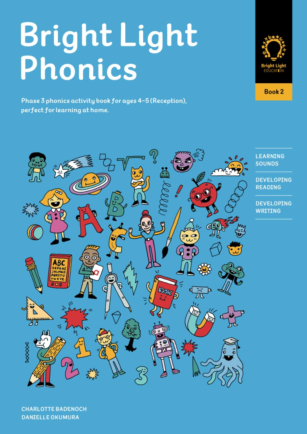 Amazon | Bright Light Phonics: Book 2: Phase 3 phonics activity book ...