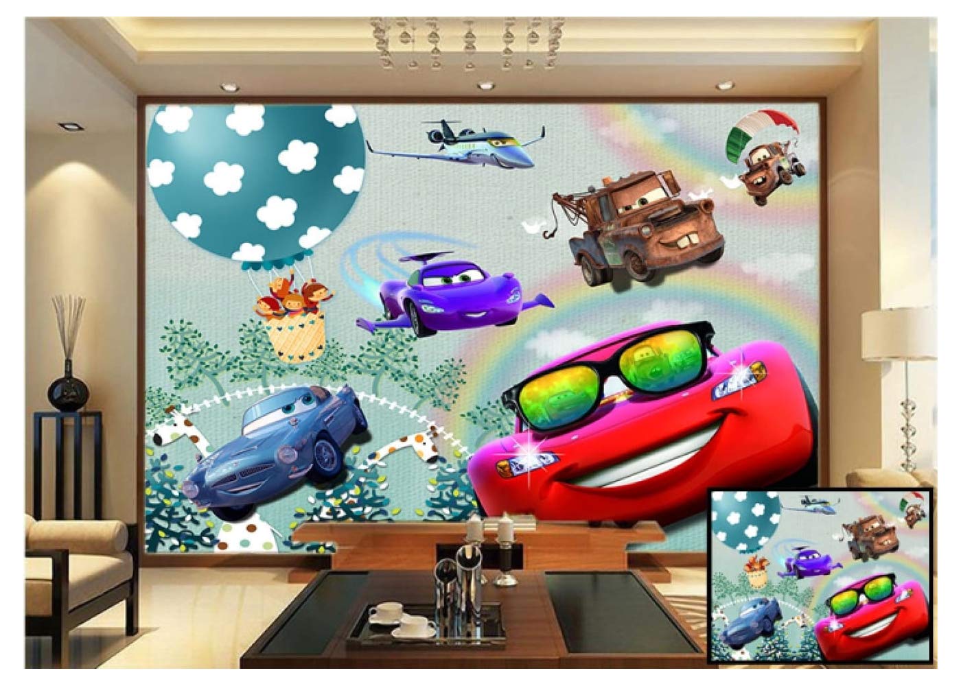 Kayra Decor 3D Print Wallpaper Decal Indoor Wall Mural for Living Room ...