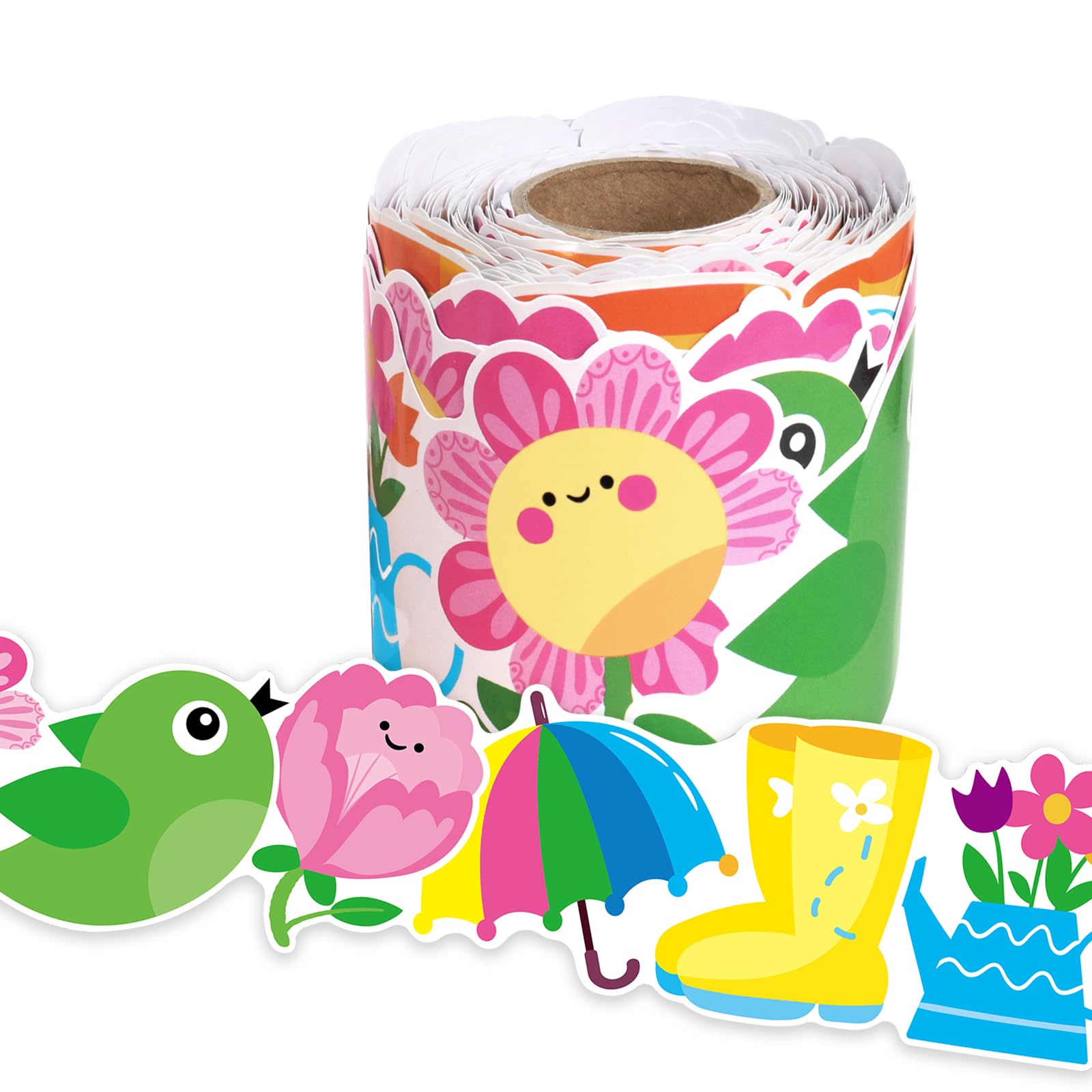 Snapklik.com : 65.6 Feet Spring Flower Bulletin Board Border Springtime ...