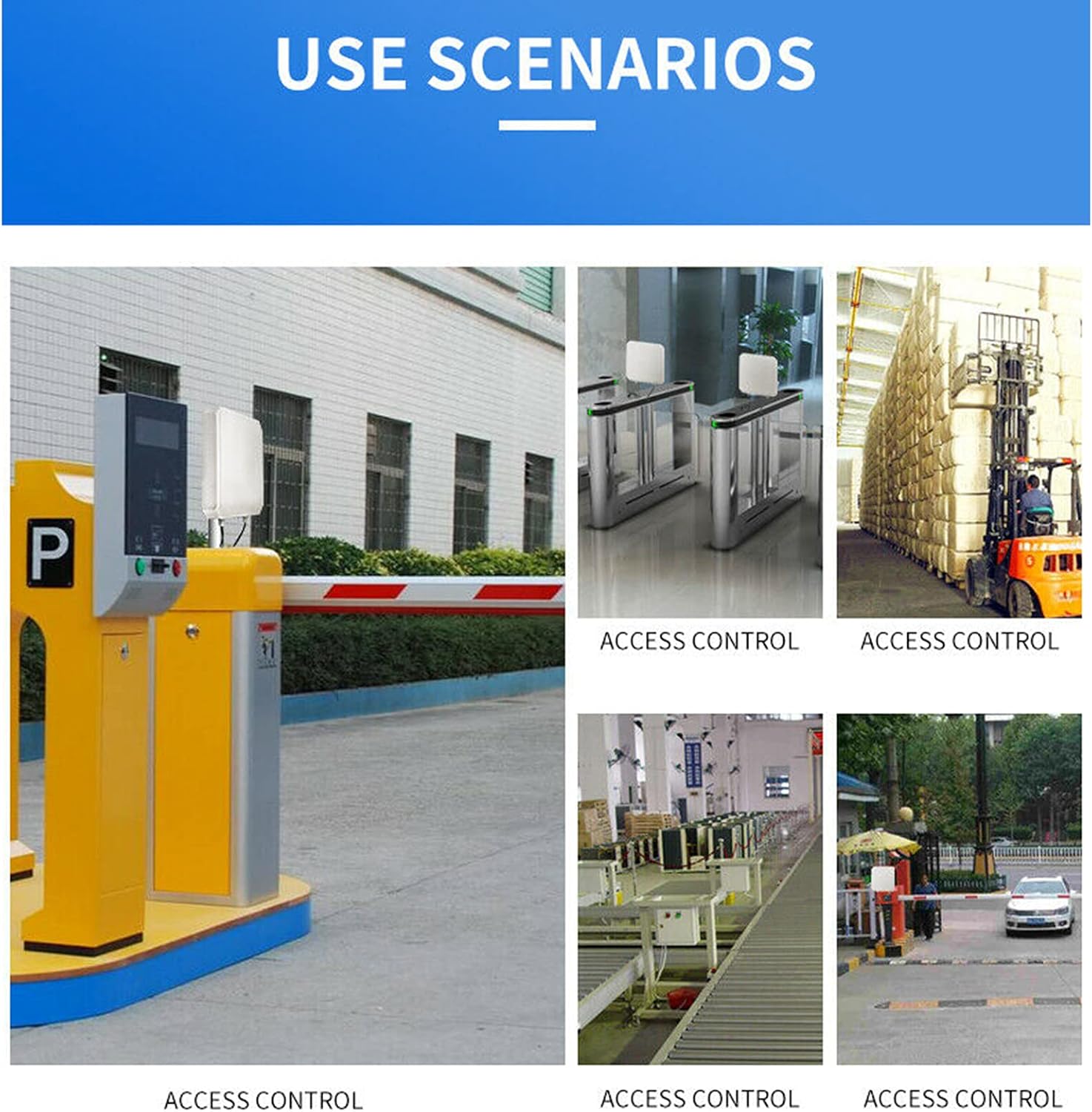 Buy UHF RFID Readers,Long Range 5M 8dbi Antenna RS232/RS485/Wiegand ...