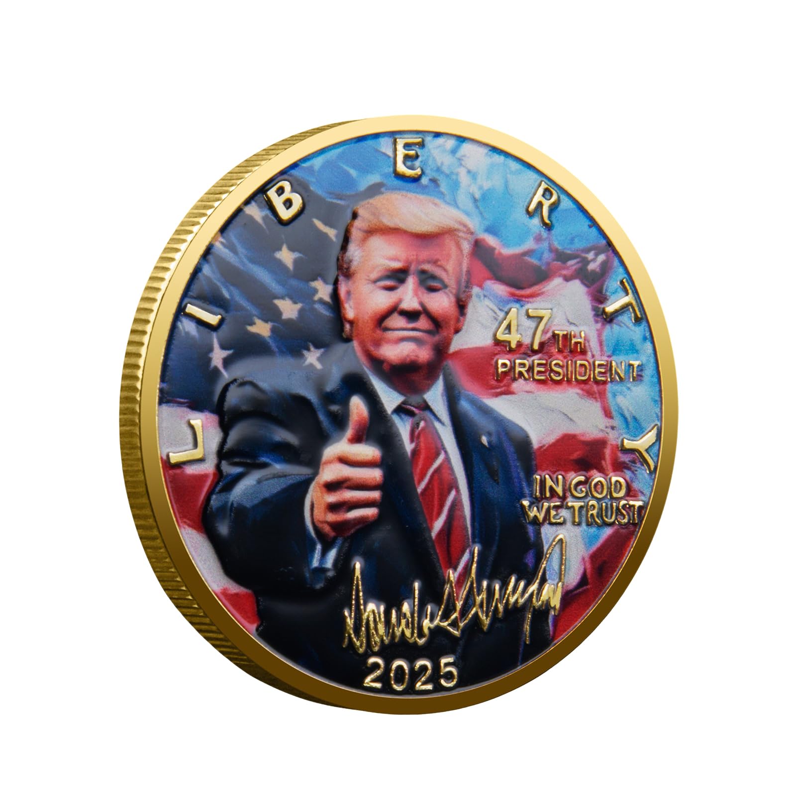 Donald Trump Coin Donald Trump 60th Inauguration Commemorative Coin ...