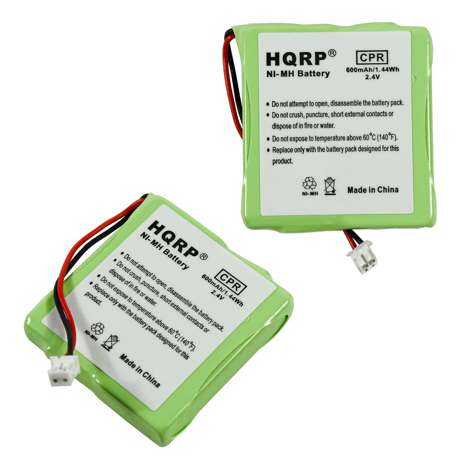 HQRP 2-Pack Phone Battery Compatible with Fritz!FON DECT MT-D/MT-D VOIP ...