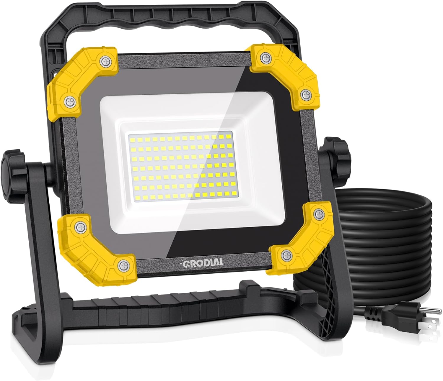 CRODIAL 80W LED Work Light, IP65 Waterproof Flood Light, 3 Brightness ...