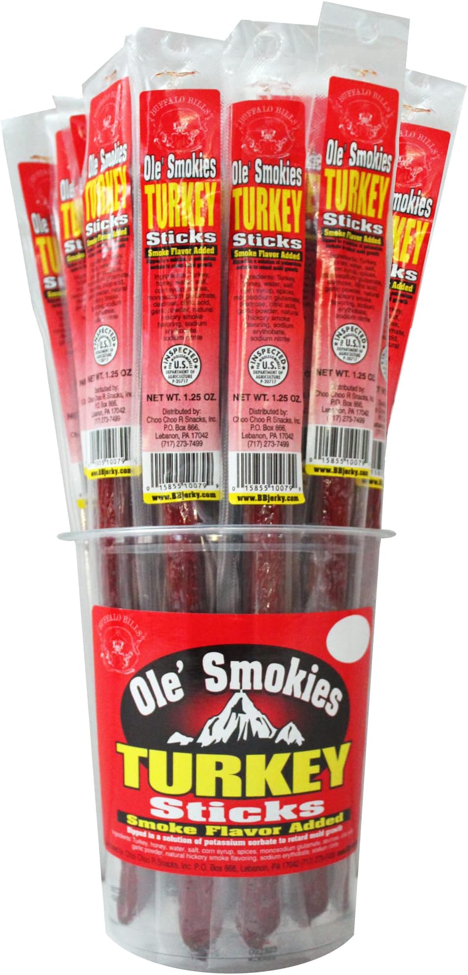 Amazon.com: Klement's Pepper Jack Turkey Snack Stick, 7.2 Ounce ...