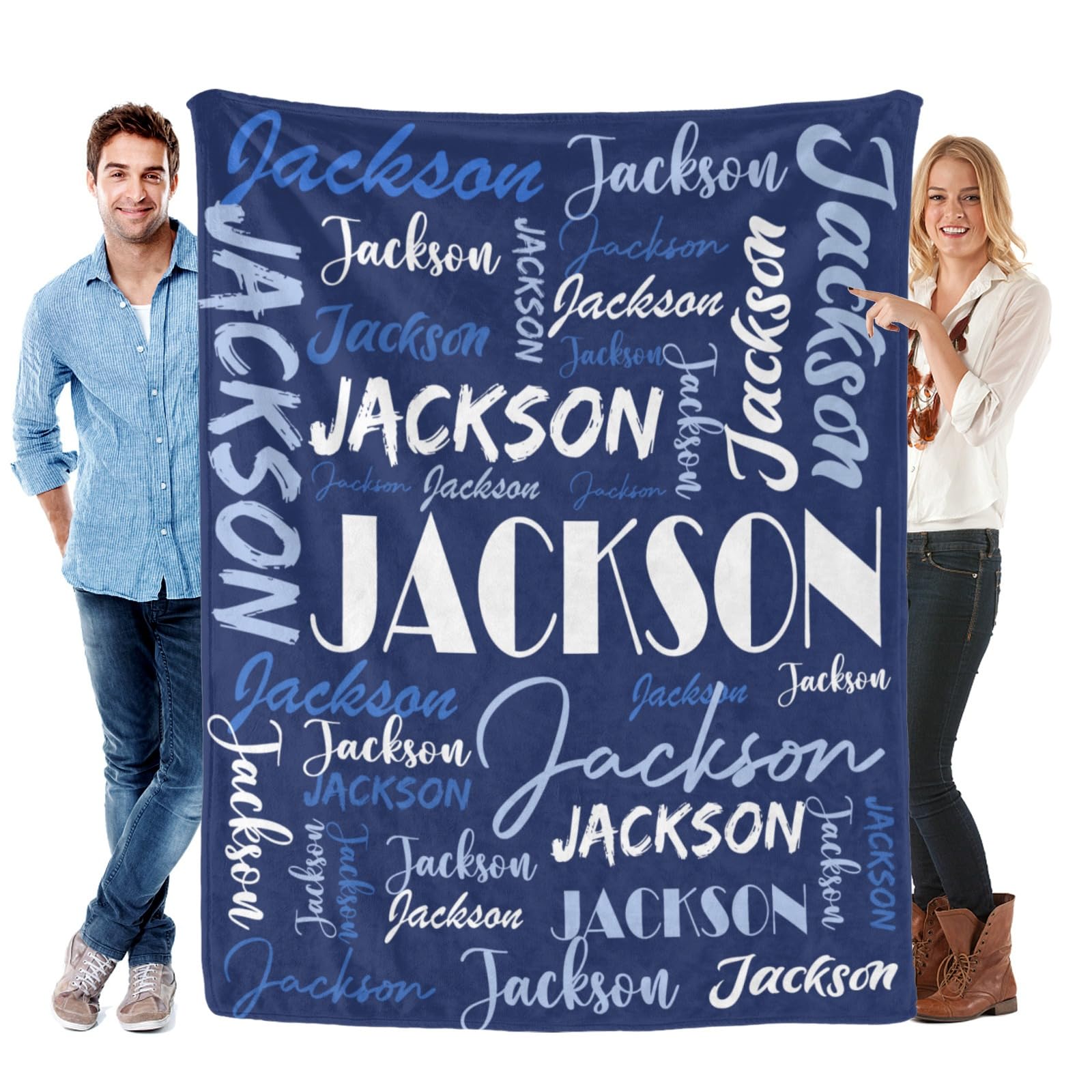 Amazon.com: Dr.TOUGH Name Blanket Personalized Blanket and Throws ...