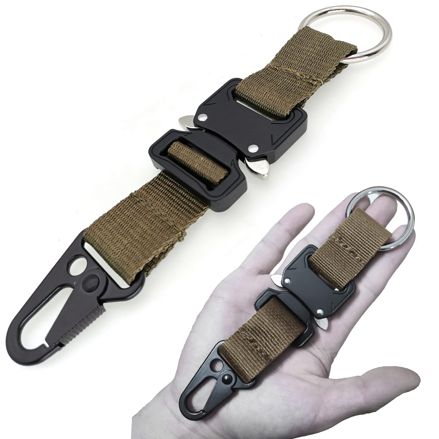 Snapklik.com : ONE WVW PIN Military Stainless Steel Tactical Keychains ...