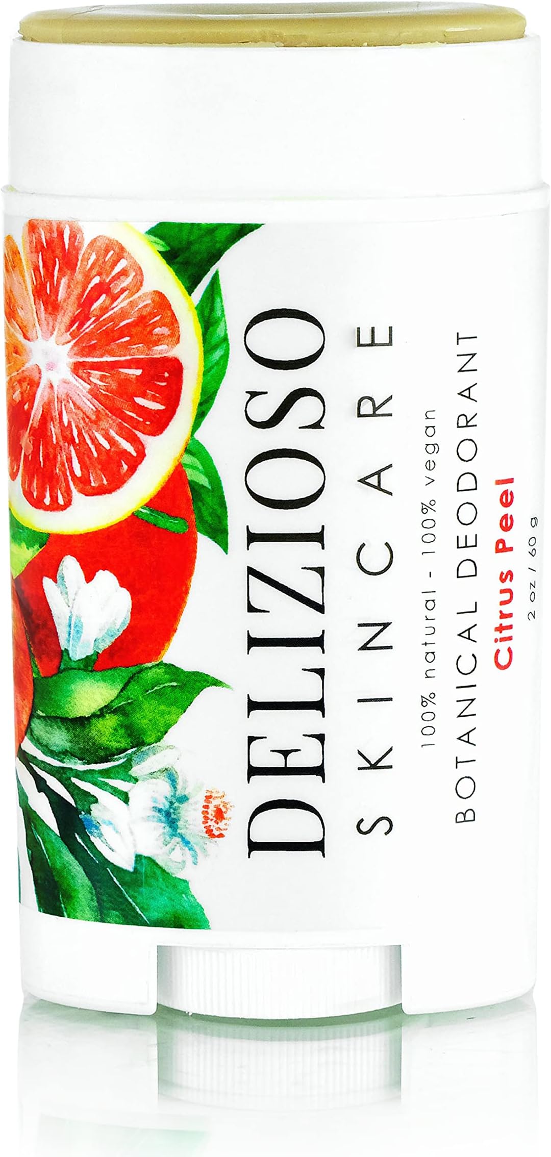 Amazon.com : Delizioso Skincare Citrus Peel Unisex Body Deodorant Balm ...