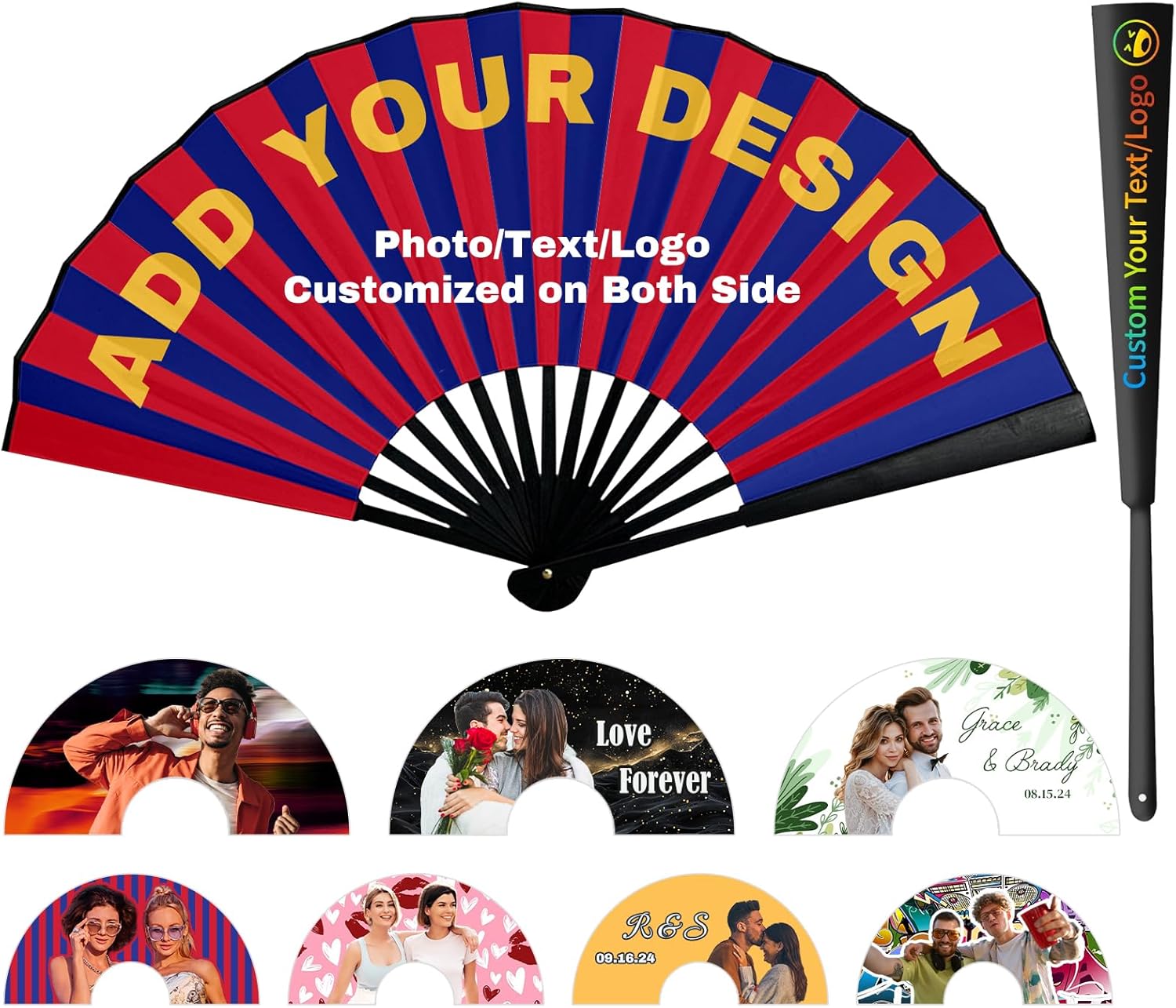 Amazon.com: 3UMeter 40PCS Custom Clack Fans for Line Dancing ...