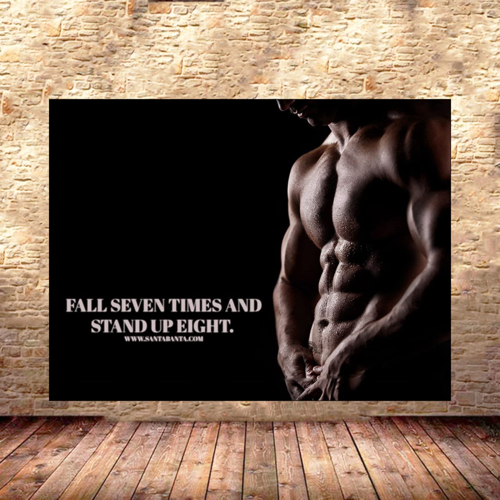 Buy Hnyjyfa Bodybuilding Workout For Home Gym Decor Sexy Muscle Man ...